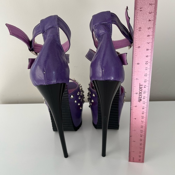 Tajna Shoes | Shoes | Tajna Purple Pencil High Heels Eu 4 | Poshmark